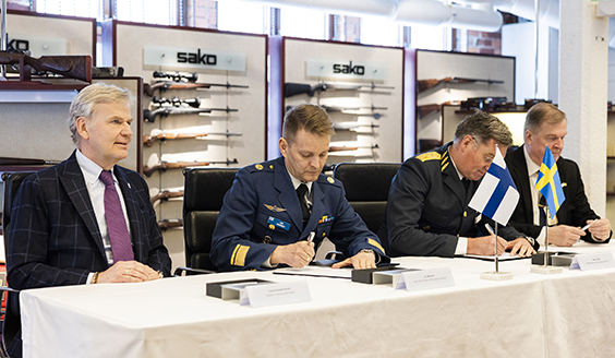 Finland and Sweden concluded a framework agreement on acquisition of ...