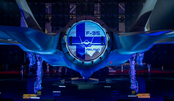 Finland’s first F-35A multirole fighter was presented to the public at ...