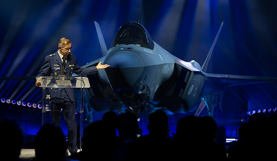 Finland’s first F-35A multirole fighter was presented to the public at ...